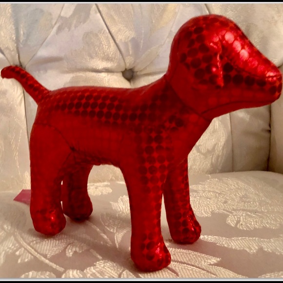 PINK Victoria's Secret | Other | Victoria Secret Pink Red Sequins Dog ...